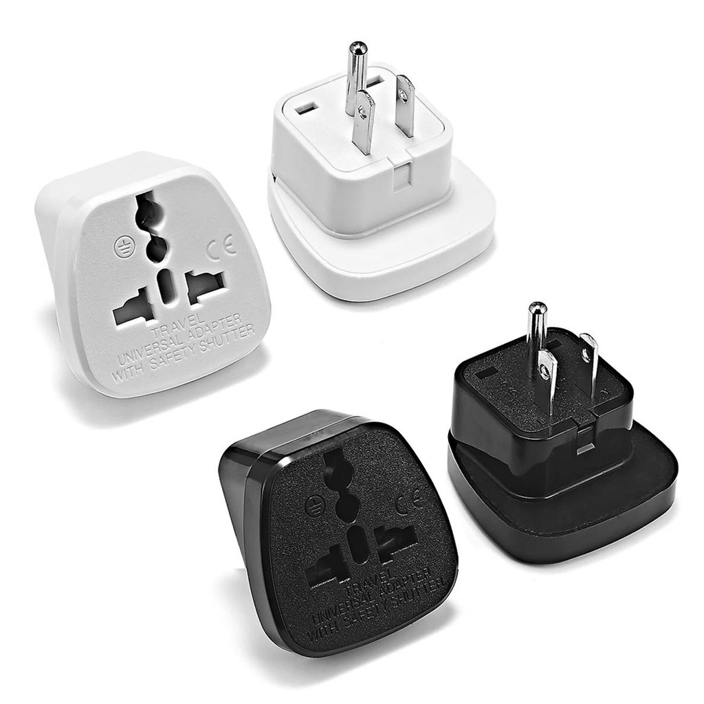 Jual USA Plug Adapter KR AU EU To US Travel Adapter Korea European To ...