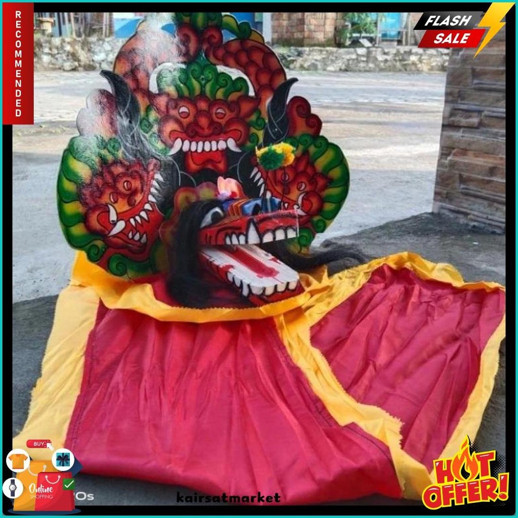 Jual Caplokan Barongan Devil Kayu No.3 Anak 8-12 Tahun Kain Panjang ...