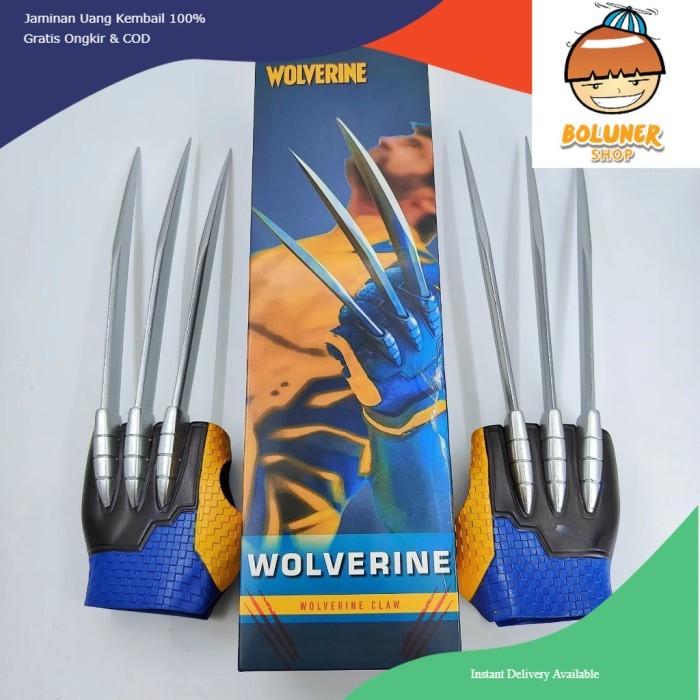 Jual New Arrival Wolverine Claw 1:1 Gloves Wearable Weapon Model Prop ...