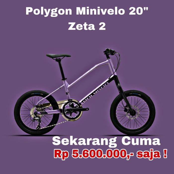 Jual Sepeda Mini Velo Polygon Zeta 2.0 | Shopee Indonesia