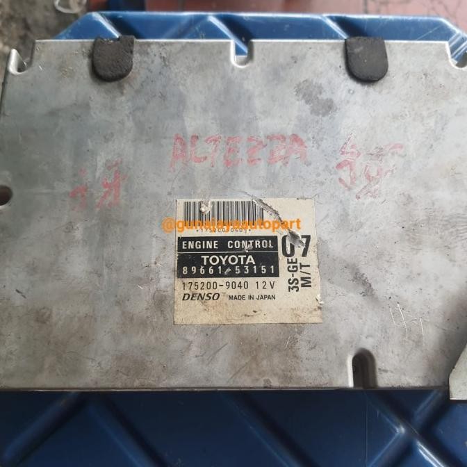 Jual ECU ECM MESIN TOYOTA 3SGE BEAMS ALTEZZA MANUAL ORIGINAL COPOTAN ...