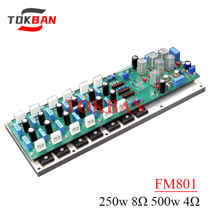 Jual Tokban FM801 Line 500w Mono Power Amplifier Board Gold | Shopee ...