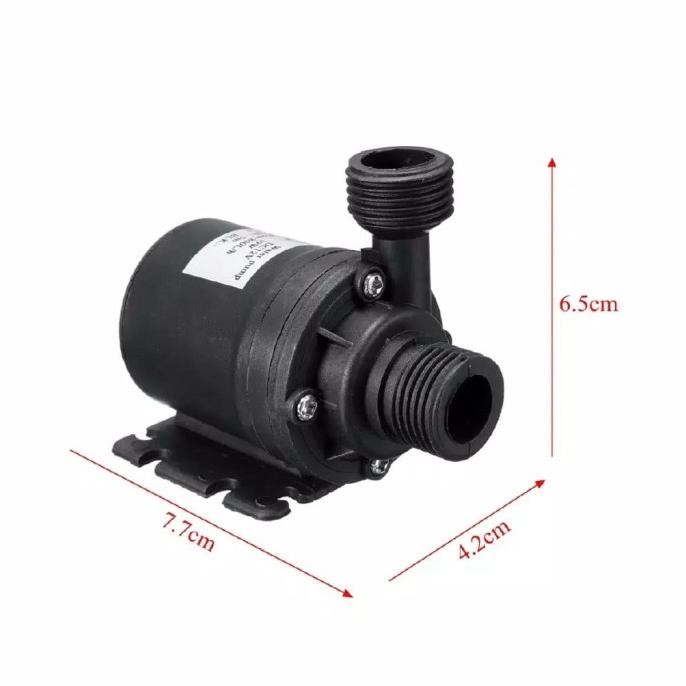 Jual Pompa Air Celup Dc 12 Volt Aquarium Hidroponik 800L/H Original Dan ...