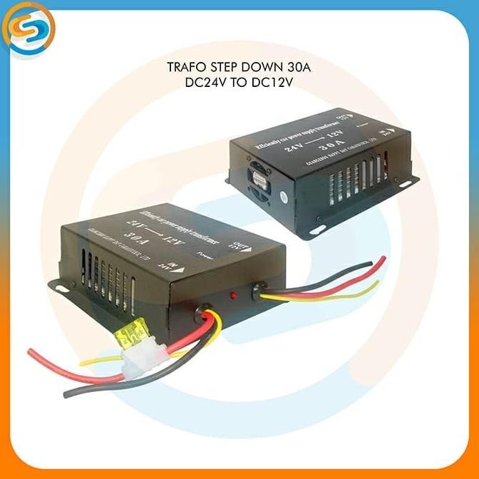 Jual Trafo step down 30A dc24v to d12v - trafo penurun tegangan ...