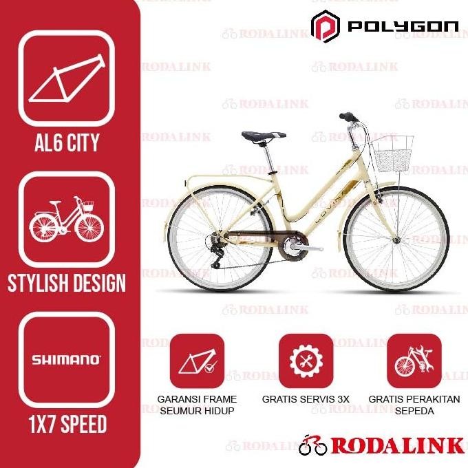 Jual Polygon Sepeda Anak Wanita Lovina 26" | Sepeda Anak Keranjang CTB ...