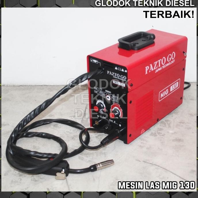Jual Pazto Mesin Las Mig 130 A Co2 Tanpa Gas Welding Migi Gasless Japan Original Dan Terpercaya ...
