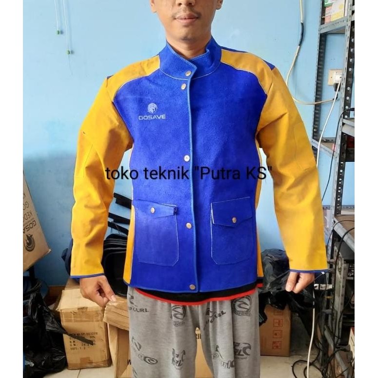 Jual Baju Las / Jaket Las / Apron Las / Wearpack Las Bahan Kulit ...