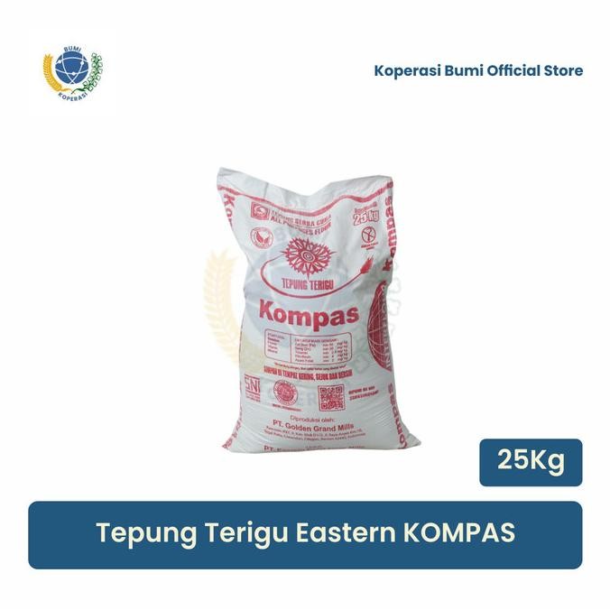 Jual Tepung Terigu Eastern Kompas 25kg | Shopee Indonesia