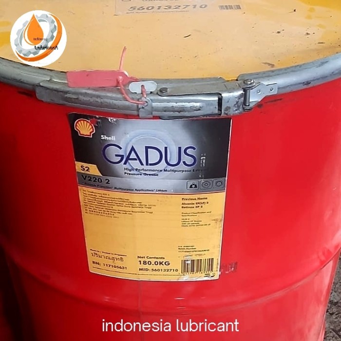 Jual Barang T3rbaik!!- Shell Gadus S2 V220 2 Grease 100% original drum ...