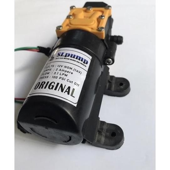 Jual POMPA AIR DC 12 VOLT / DINAMO PUMP SPRAYER / CUCI MOTOR / AC ...