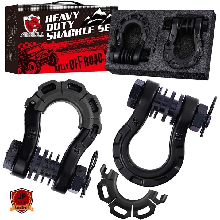 Jual Jual Shackle/Sackle Ambull 3/4 D Ring 70,000 Lbs Black | Shopee ...