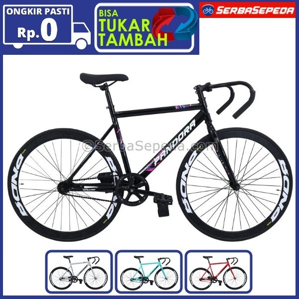 Jual Sepeda Fixie Police Toronto FX Pandora 700C Rem Torpedo | Shopee ...