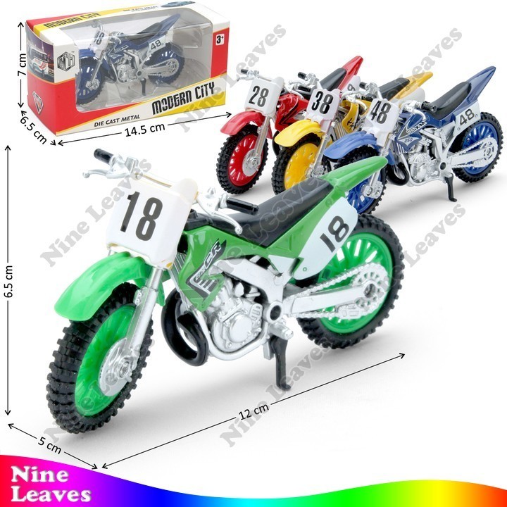Jual DIECAST Sepeda Motor Trail Modern City Mainan Metal Koleksi ...