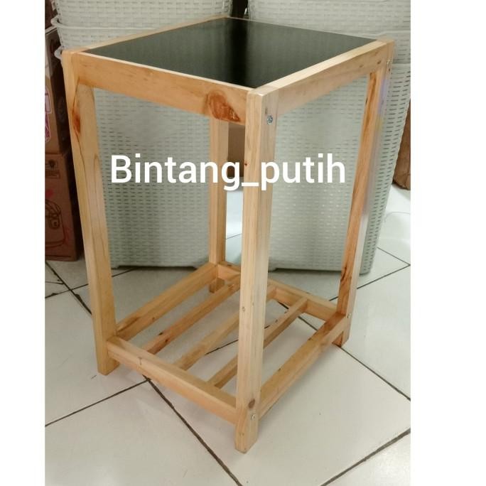Jual MEJA DISPENSER / MEJA DISPENSER KAYU / RAK DISPENSER SERBAGUNA ...