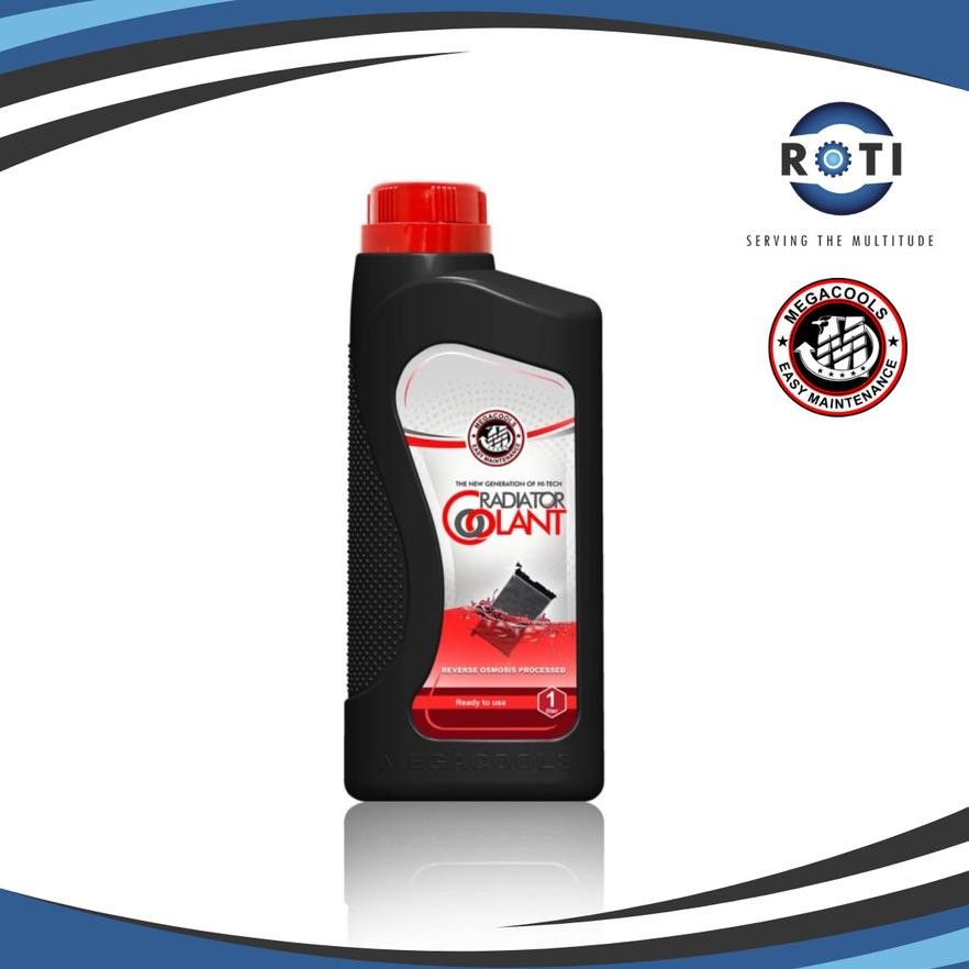 Jual Pj24 Air Radiator Coolant Megacools Merah Isi 1 Liter Original ...