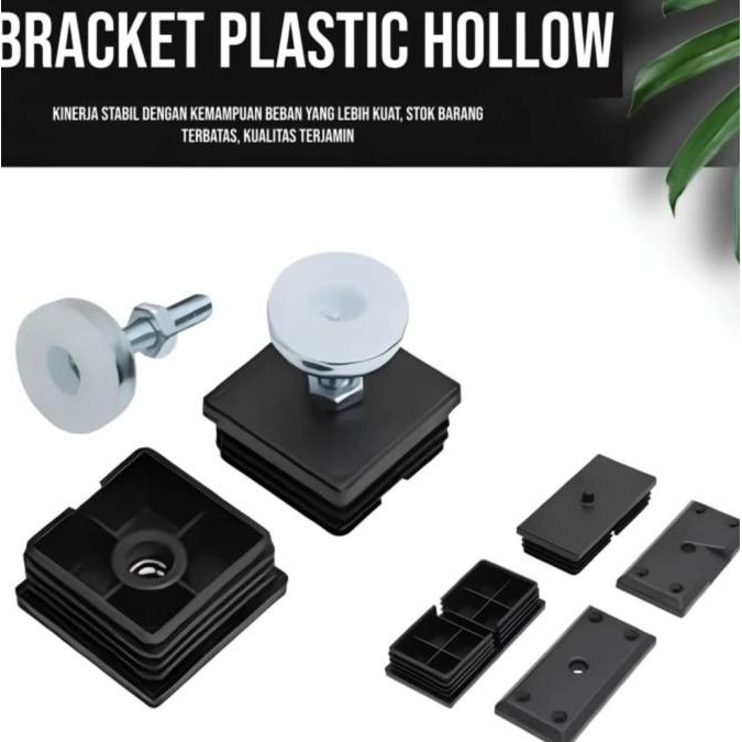 Jual BRACKET INSTALASI HOLLOW WPC PVC INDOOR KISI-KISI ADJUSTABLE ...