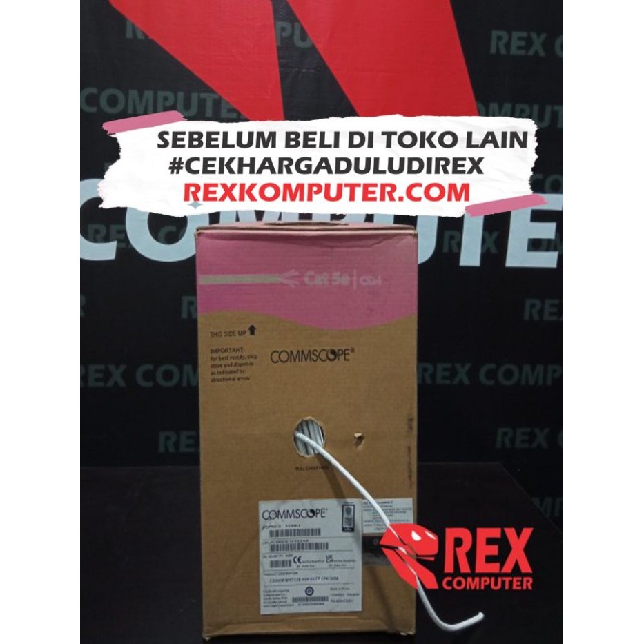 Jual KABEL LAN COMMSCOPE UTP CAT 5 | Shopee Indonesia