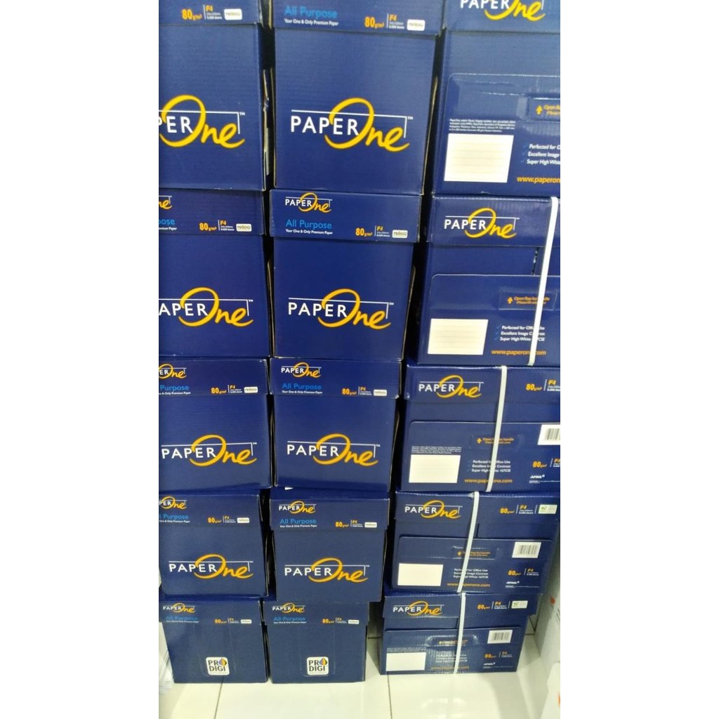 Jual Kertas Hvs A4 80 Grm Paper One Pembelian 1 Dus Promo Terbatas ...