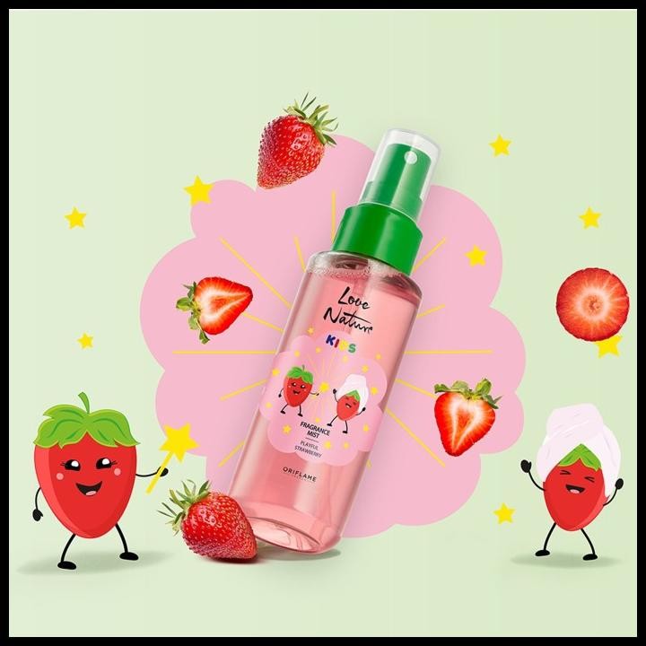 Jual LOVE NATURE KIDS FRAGRANCE MIST PLAYFUL STRAWBERRY PARFUM ANAK ...
