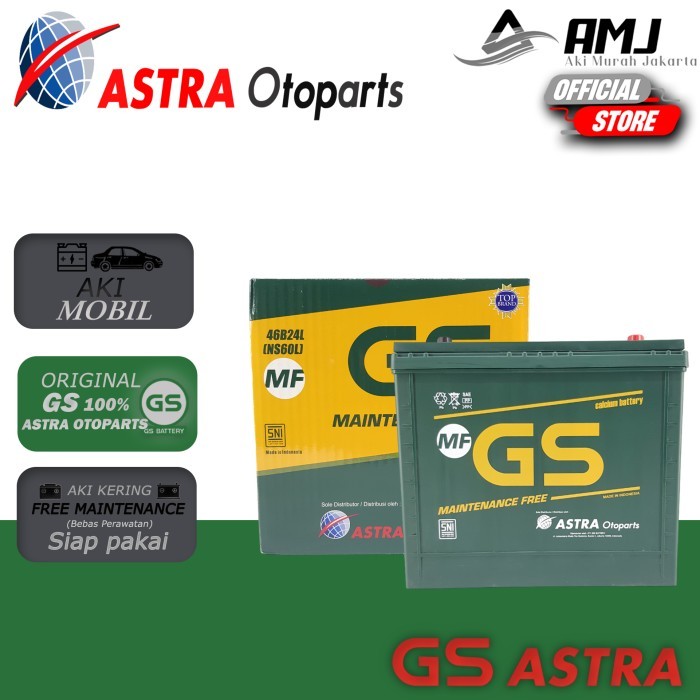 Jual Aki Mobil Nissan Grand Livina Gs Astra Ns60L Aki Kering 12V / 45 Ah | Shopee Indonesia