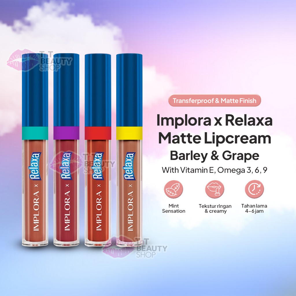 Jual Implora x Relaxa Matte Lipcream (Limited Edition) | Lip Cream ...