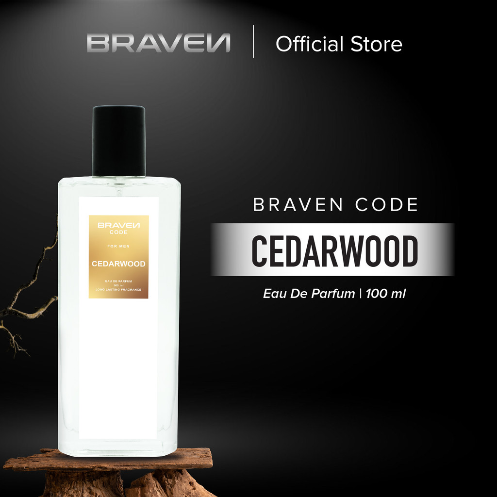 Jual Braven Code Eau De Parfum Cedarwood 100ml - Parfum Pria | Shopee Indonesia