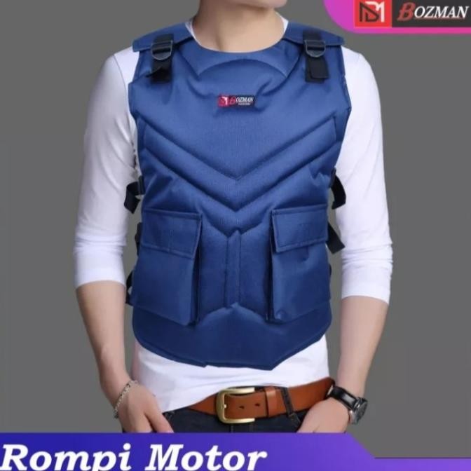 Jual Rompi Motor Dobel Anti Angin Touring Bikers Pelindung Dada ...