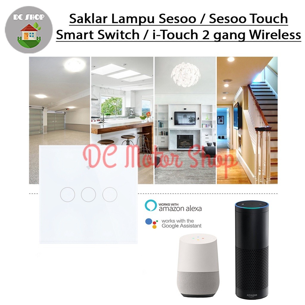 Jual Saklar Lampu / Touch smart Switch / i-Touch 3 way Wireless ...