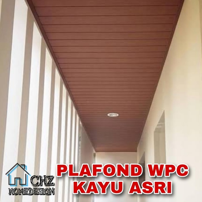 Jual Plafond Wpc Plafond Minimalis Dinding Kayu Plafond Cladding ...