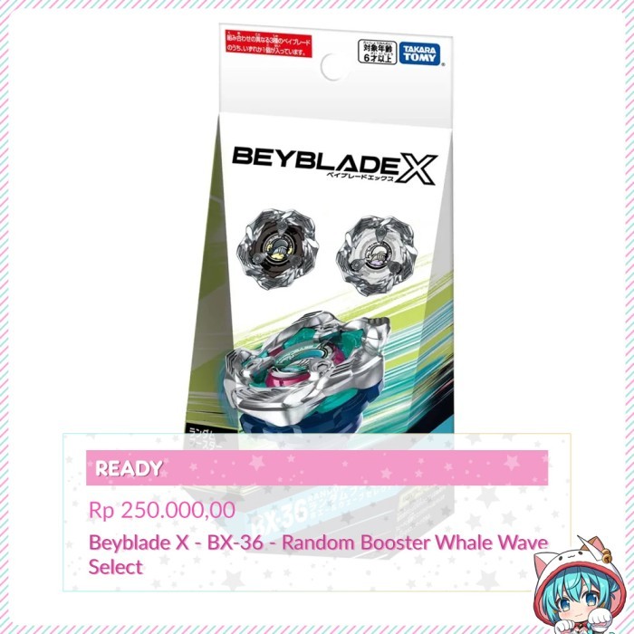 Jual Beyblade X - BX-36 - Random Booster Whale Wave Select | Shopee ...