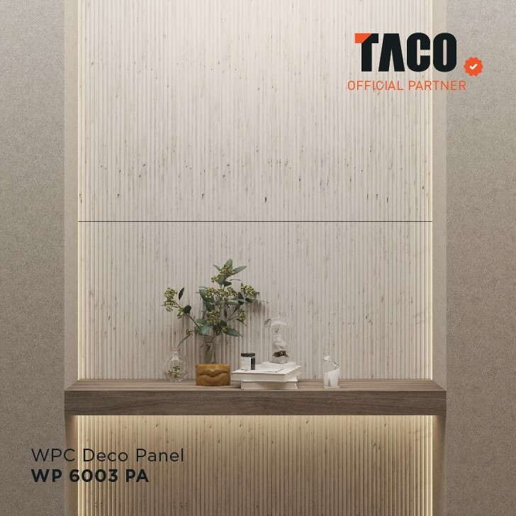 Jual TACO WPC Deco Panel Small Waves - Wallpanel PVC Hiasan Dinding ...