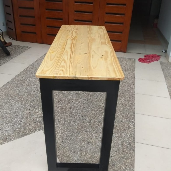 Jual MEJA CAFE MEJA MAKAN RESTORAN MEJA MONITOR 100X50X75 KAKI di cat | Shopee Indonesia