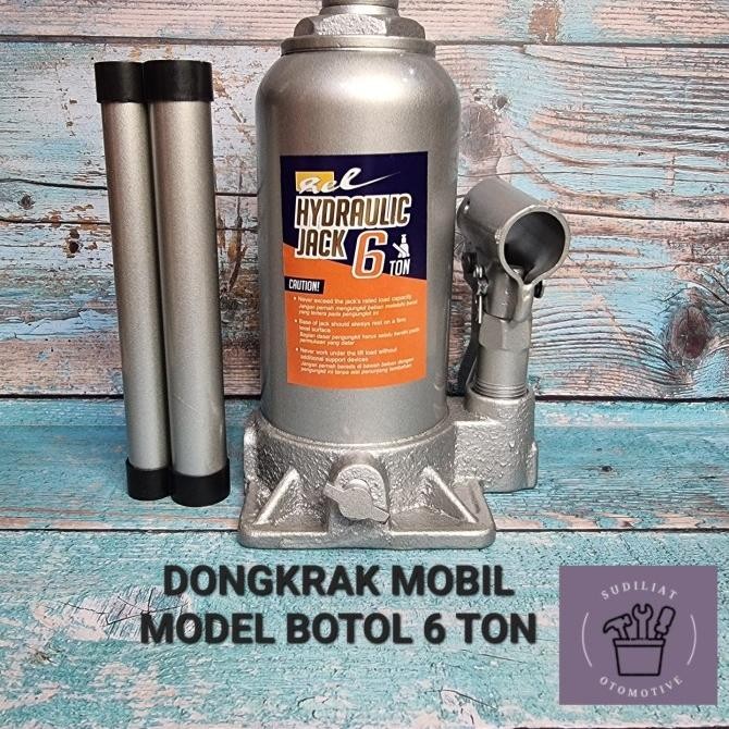 Jual DONGKRAK BOTOL HIDROLIK / HYDRAULIC JACK 6 TON - REL ORIGINAL DAN ...