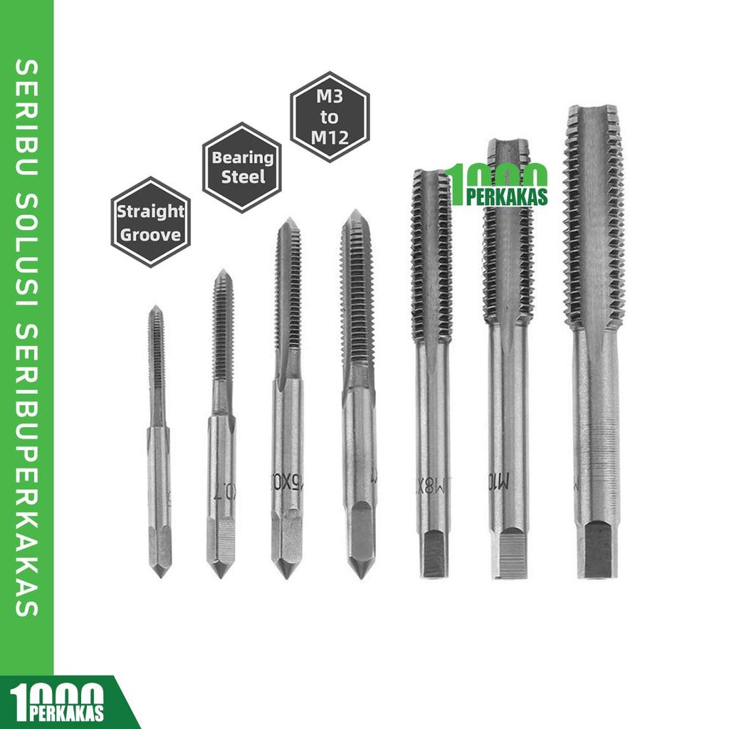 Jual 1P Tap Hand 7in1 M3-M12 AI63 / Handtap Taps / Tangan Drat Senai ...