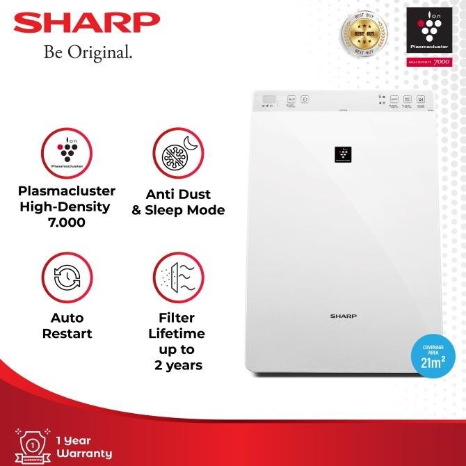 Jual Sharp Air Purifier With Humidifier Kc-F30Y-W 21M2 | Shopee Indonesia