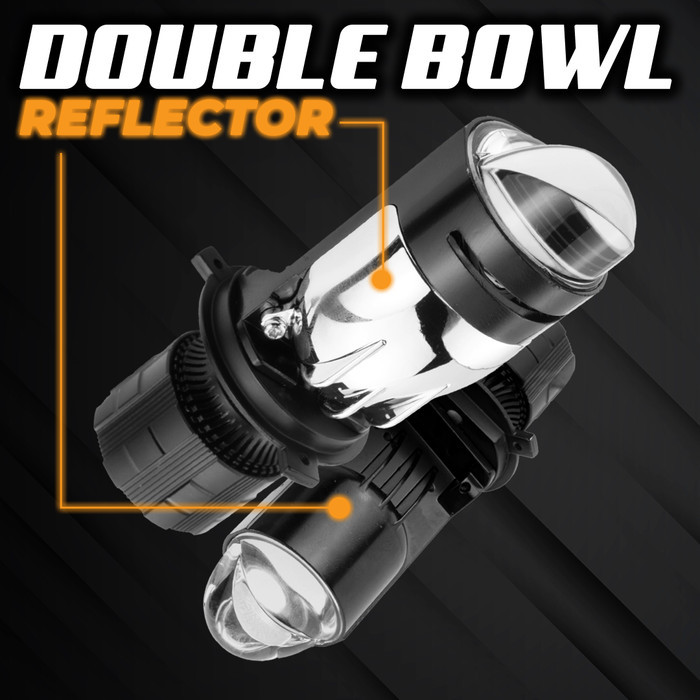 Jual Isun Mini Biled Mb35D H4 Mini Projie Double-Lens Headlamp Lampu ...