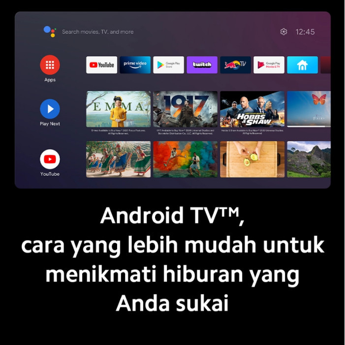 Jual Xiaomi Tv A2 43" 4K Uhd Dolby Audio Android Tv Google Play | Shopee Indonesia