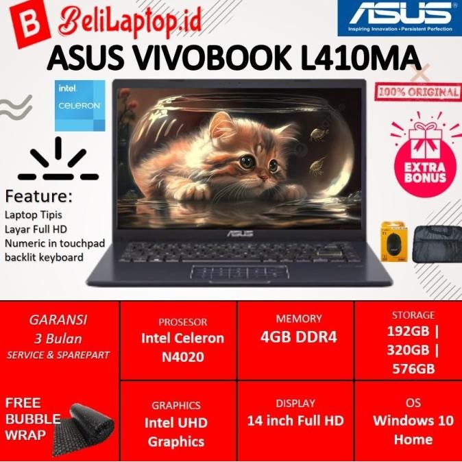 Jual Laptop Asus Vivobook L410Ma Intel N4020 576Gb 14 Inci Full Hd ...