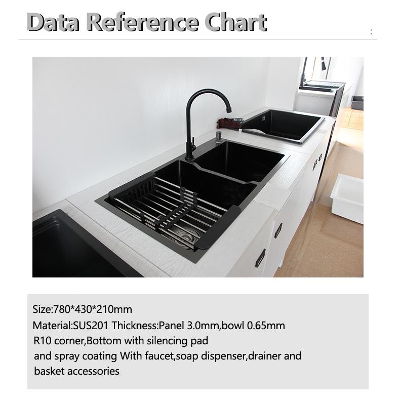 Jual Lighthundred Kitchen Sink Stainless/Bak Cuci Piring 1/2 Bowl Besar ...