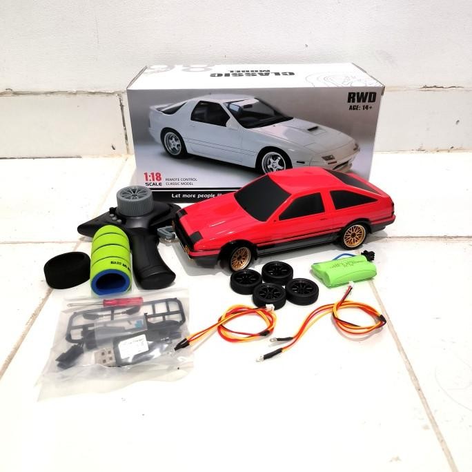Jual TERBARU RC DRIFT LD AE86 LED LIGHT TOYOTA COROLLA SPRINTER TRUENO ...