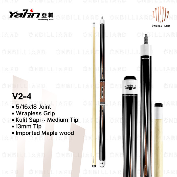Jual YALIN V2 Cue Stick Billiard Play Maple Wood Stik Biliar Billiar ...