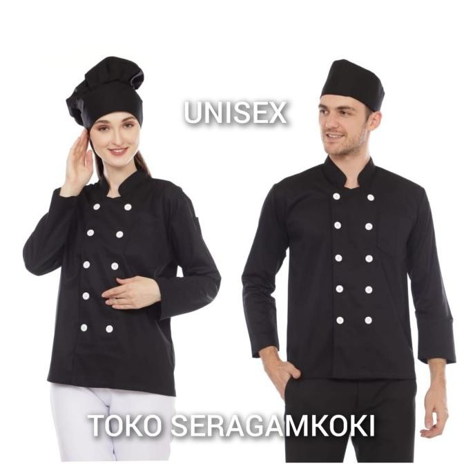 Jual Baju Chef Seragam Chef Lengan Panjang Harga Murah Kualitas Prima ...