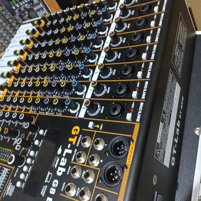 Jual MIXER GT LAB 8 CHANEL G8BL ORIGINAL | Shopee Indonesia
