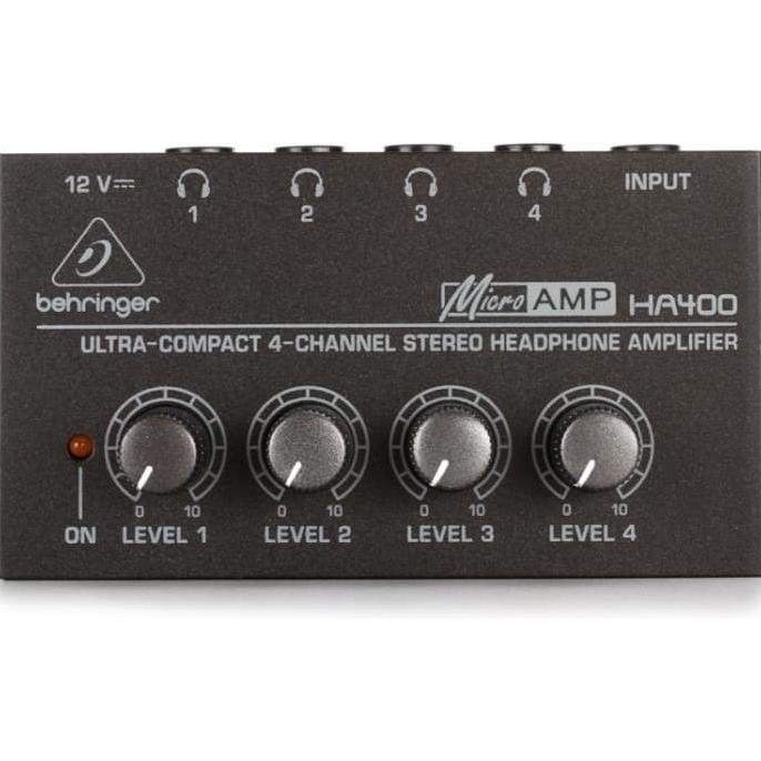 Jual produk baru!! behringer microamp ha400 4-ch headphone amplifier gm ...