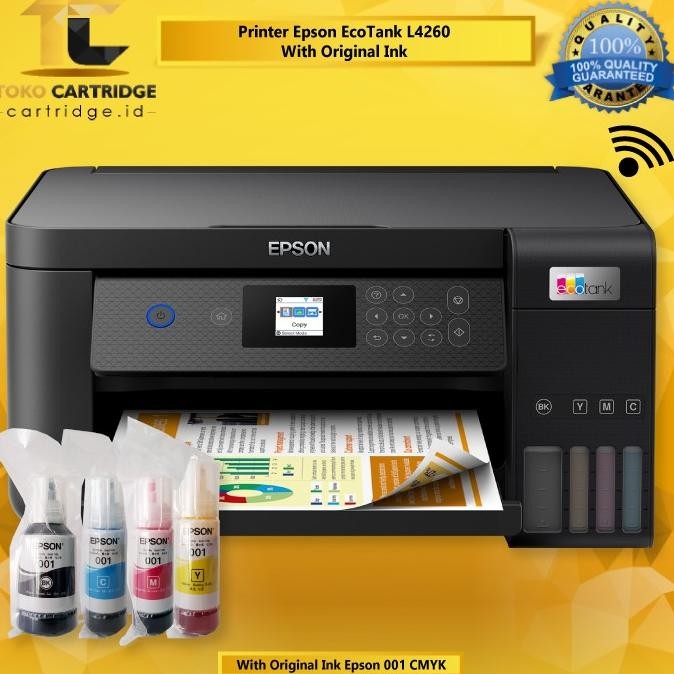 Jual Original Printer Epson Ecotank L4260 L 4260 A4 Wi-Fi Duplex All In ...