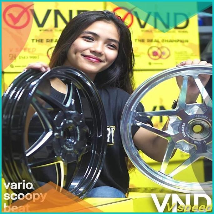 Jual Velg VND V-Speed bintang gen 1 Alumunium CNC Model Kingspeed Vario ...