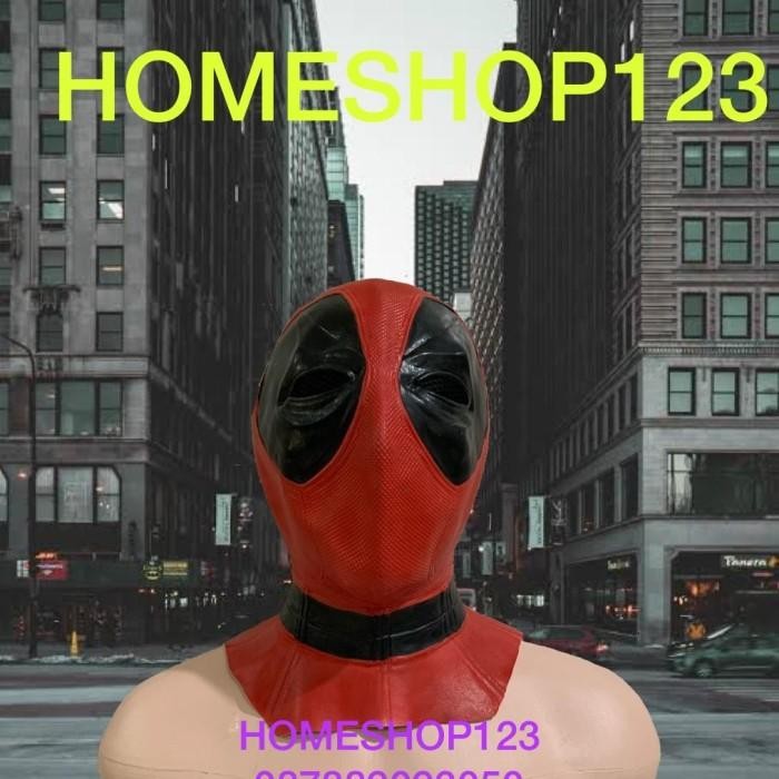 Jual Deadpool Mask Latex Premium, Topeng Deadpool Latex Premium ...