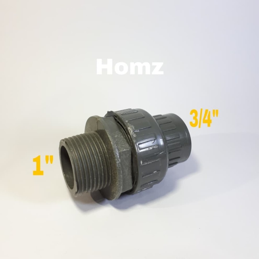 Jual Water Mur 1 x 3/4" inch Pvc ASVIRA /Kopling 1 x 3/4 in Drat/Wm/W ...