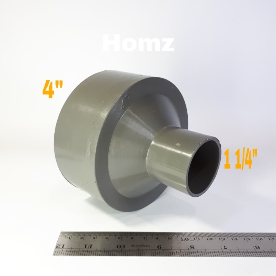 Jual Vlok Sok D 4 x 1 1/4" in inch SL / Plok Sock Pvc/ Reducer Sok ...