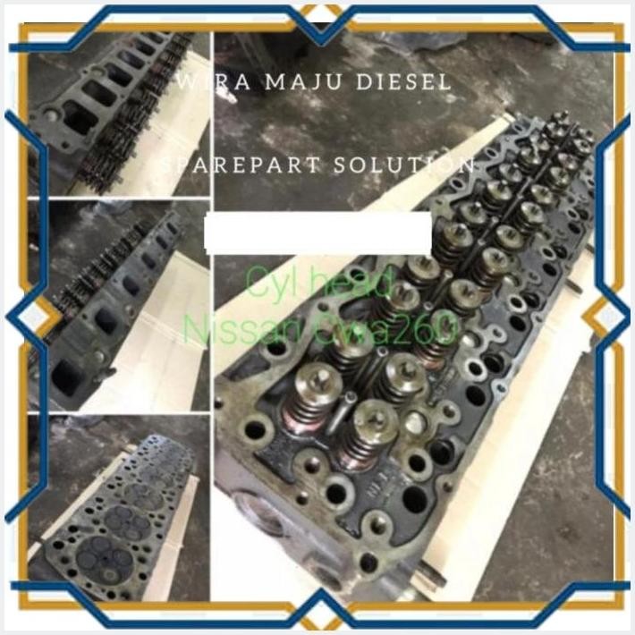 Jual [ded] cylinder head komplit kop deksel kepala silinder nissan cwa ...